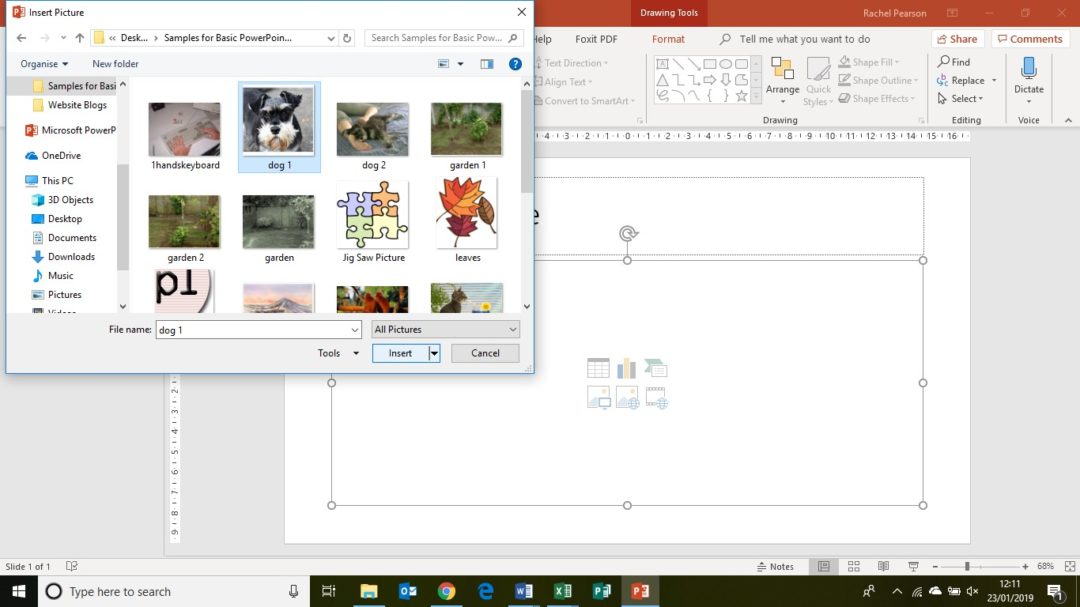 PowerPoint Basics Pictures - how to do it | JPL Nottinghamshire & the UK