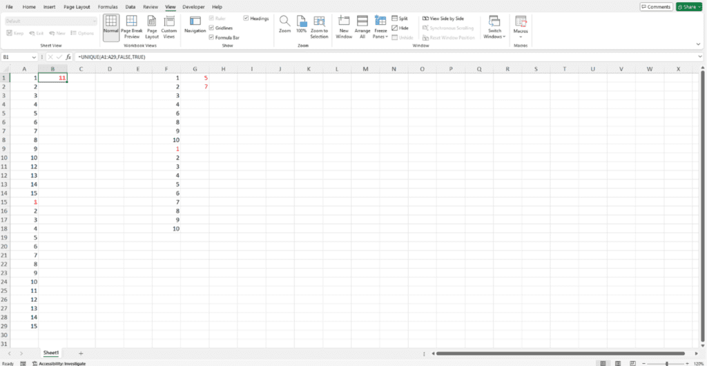 Excel missing numbers | JPL Training in Oxfordshire & the UK