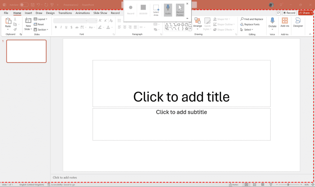 Screen Recording in PowerPoint | JPL in Worcestershire